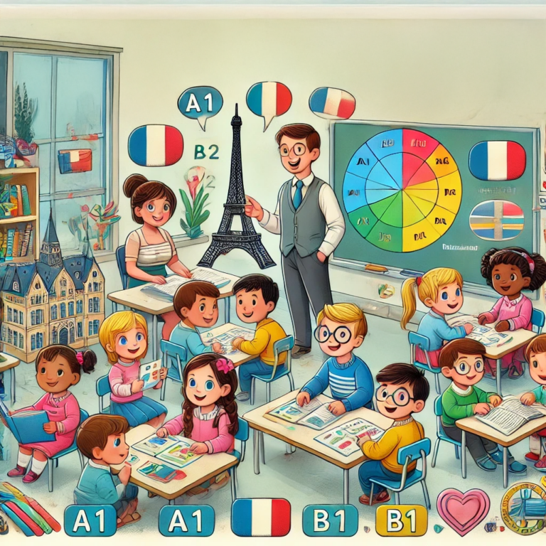 CEFR and Children's French Courses - Cmonprof.com