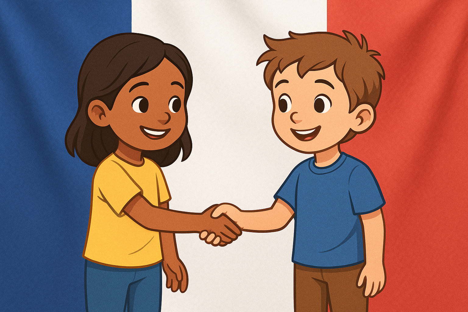 French greetings for children - Cmonprof.com