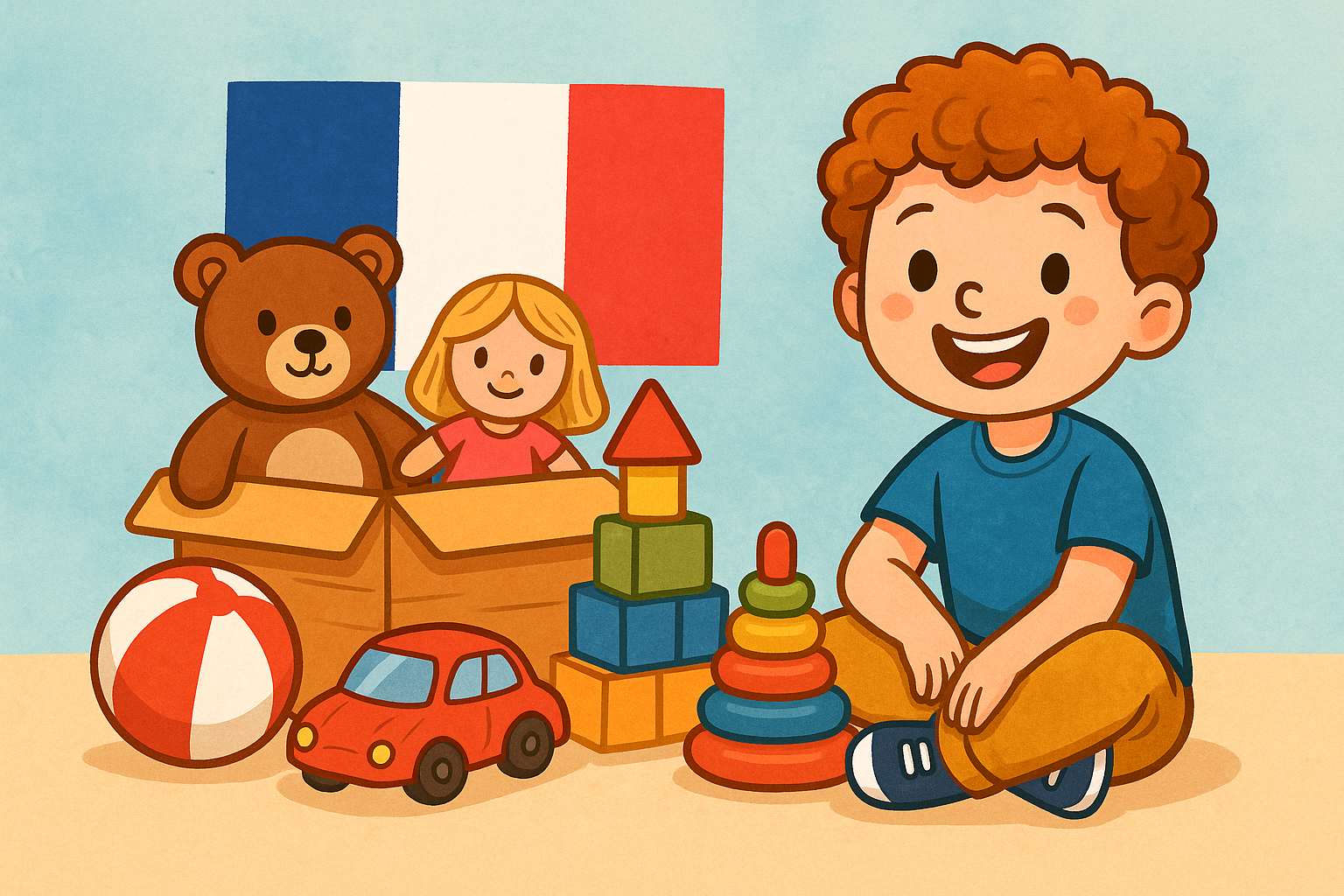 French toys vocabulary for children - Cmonprof.com